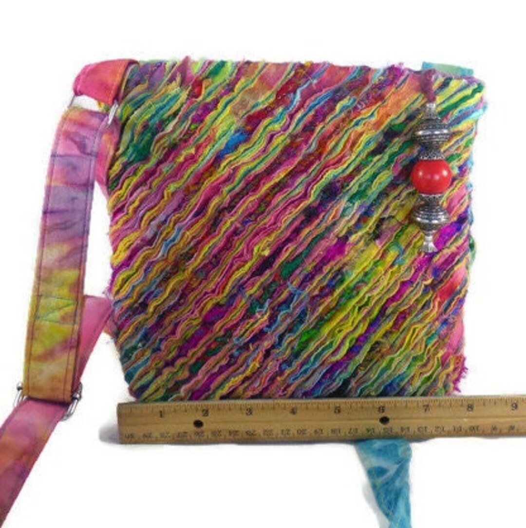 Batik Boho Bag / Crossbody Bag / Casual Purse / Unique Fabric Handbag ...