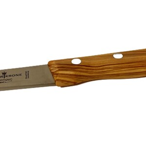 Peeling or Vegetable Knife With Straight Blade and Olive Wood Handle - Etsy