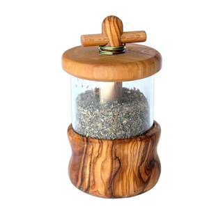 Olive Wood Herb Grinder - Etsy