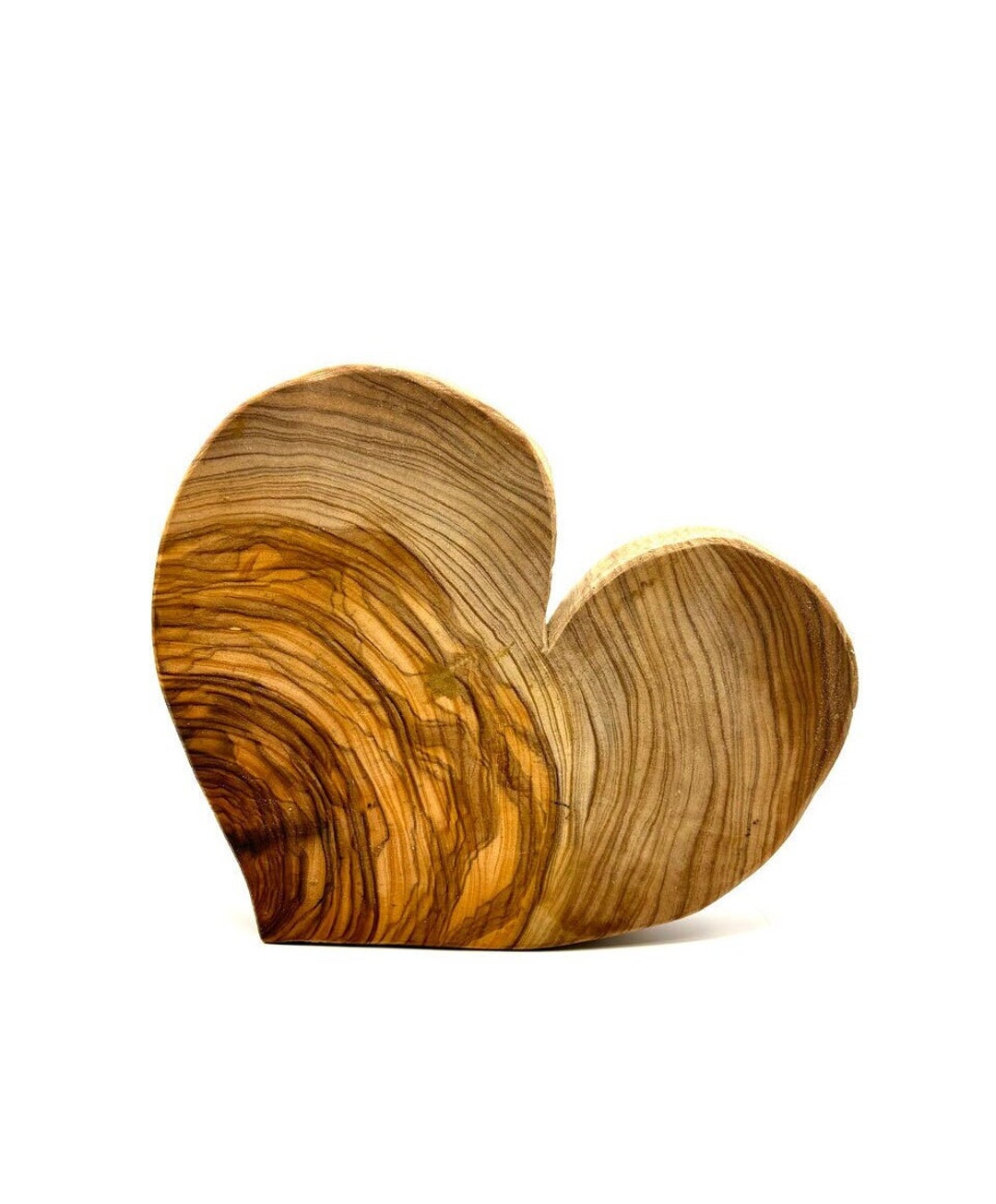 Heart eight Made of Olive Wood what You See is What You Get - Etsy
