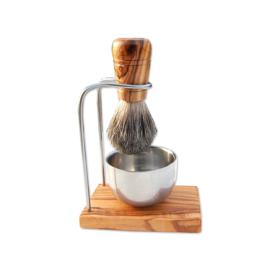 Shaving Brush Holder DESIGN PLUS Incl. Shaving Brush With Badger Hair ...