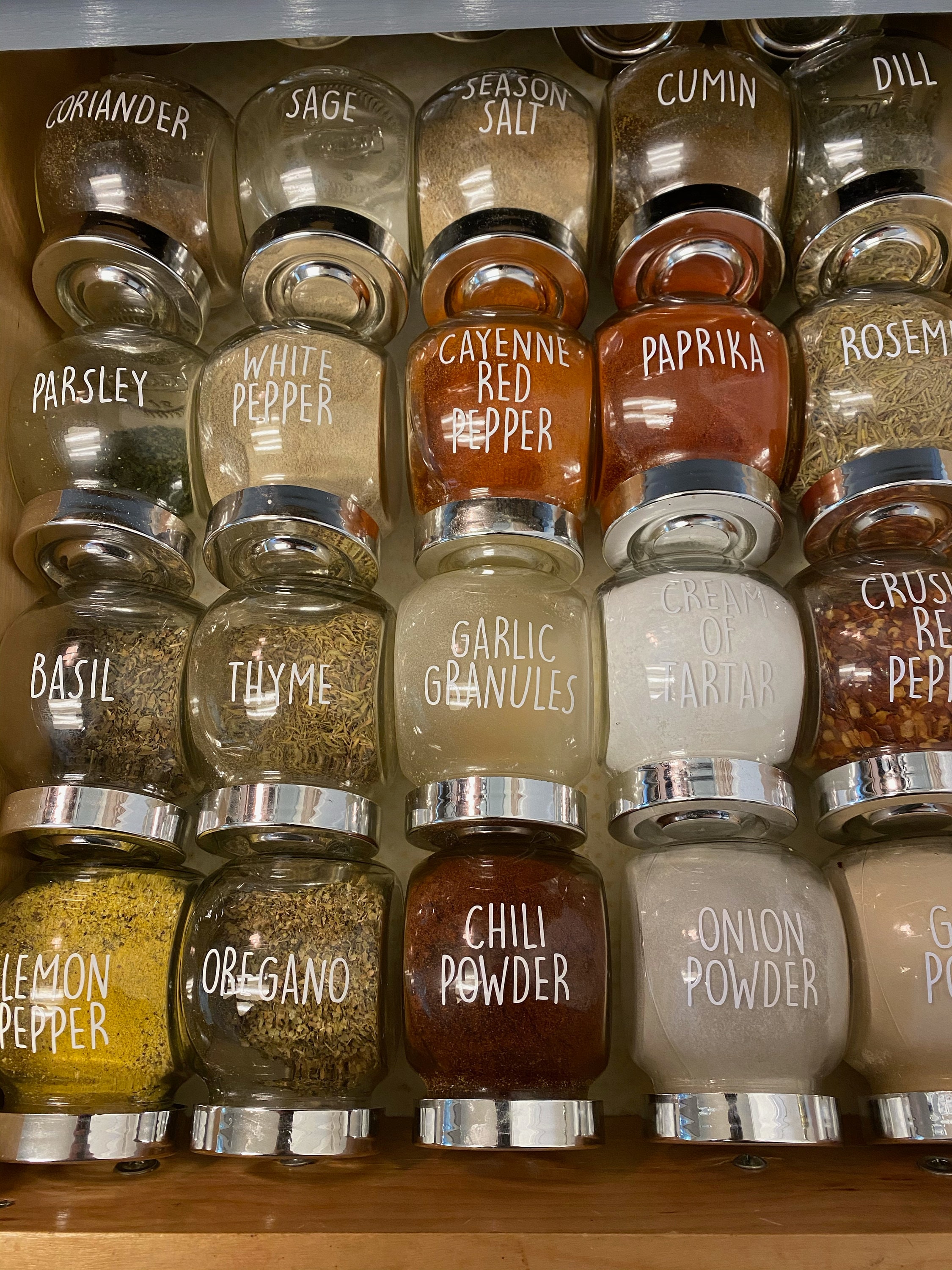 Custom Spice Jar Labels - Etsy