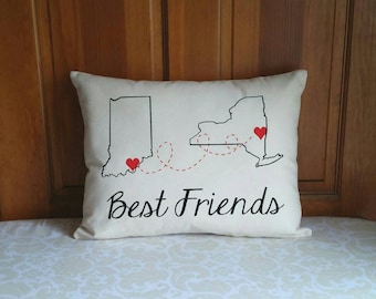 Best Friend Pillow - Etsy