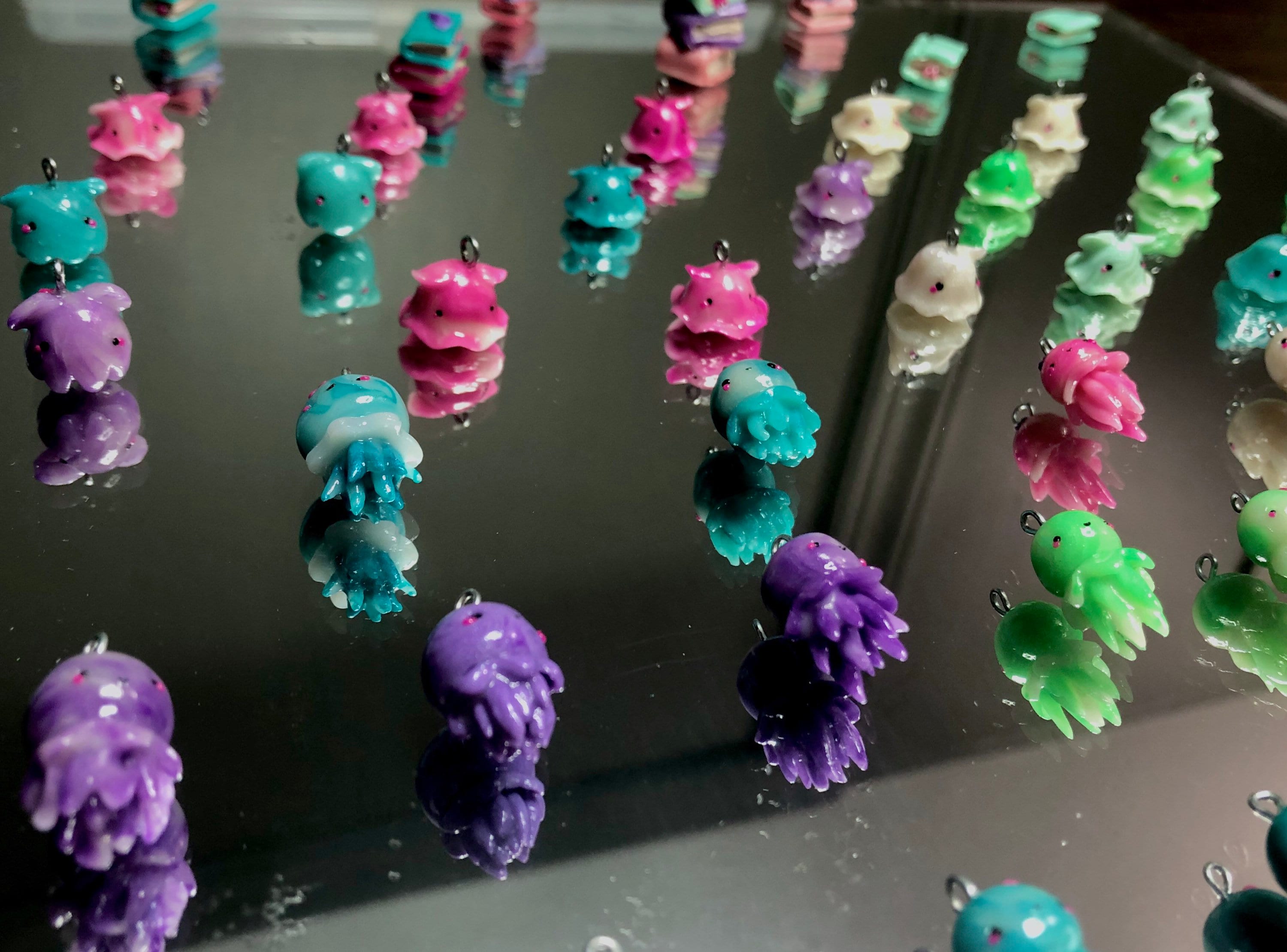 Polymer Clay Dumbo Octopus Stitch Marker - Ready to Ship Octopus Stitch ...