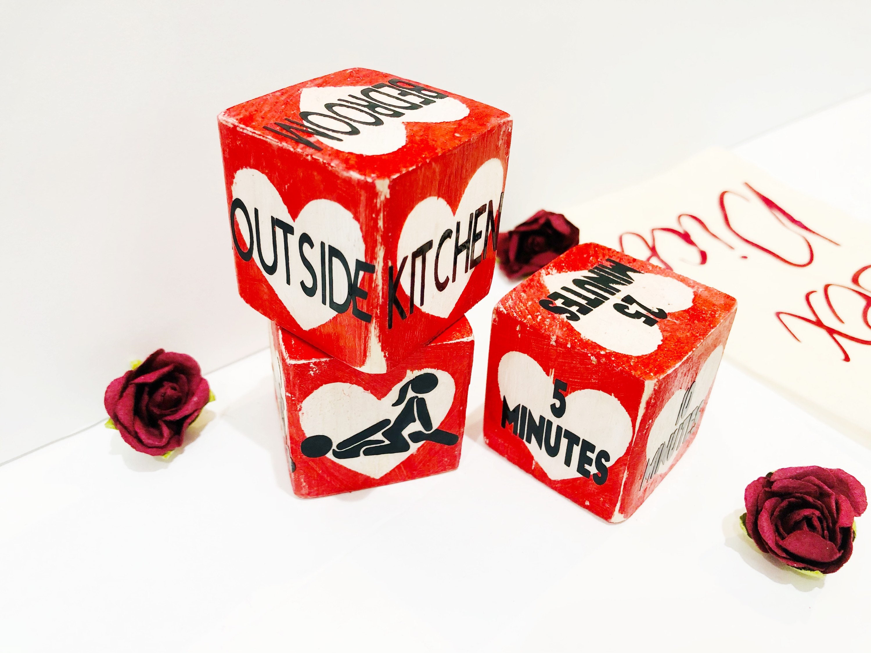 3 Sex Dice Game Valentines Day T Funny Gag Present Etsy