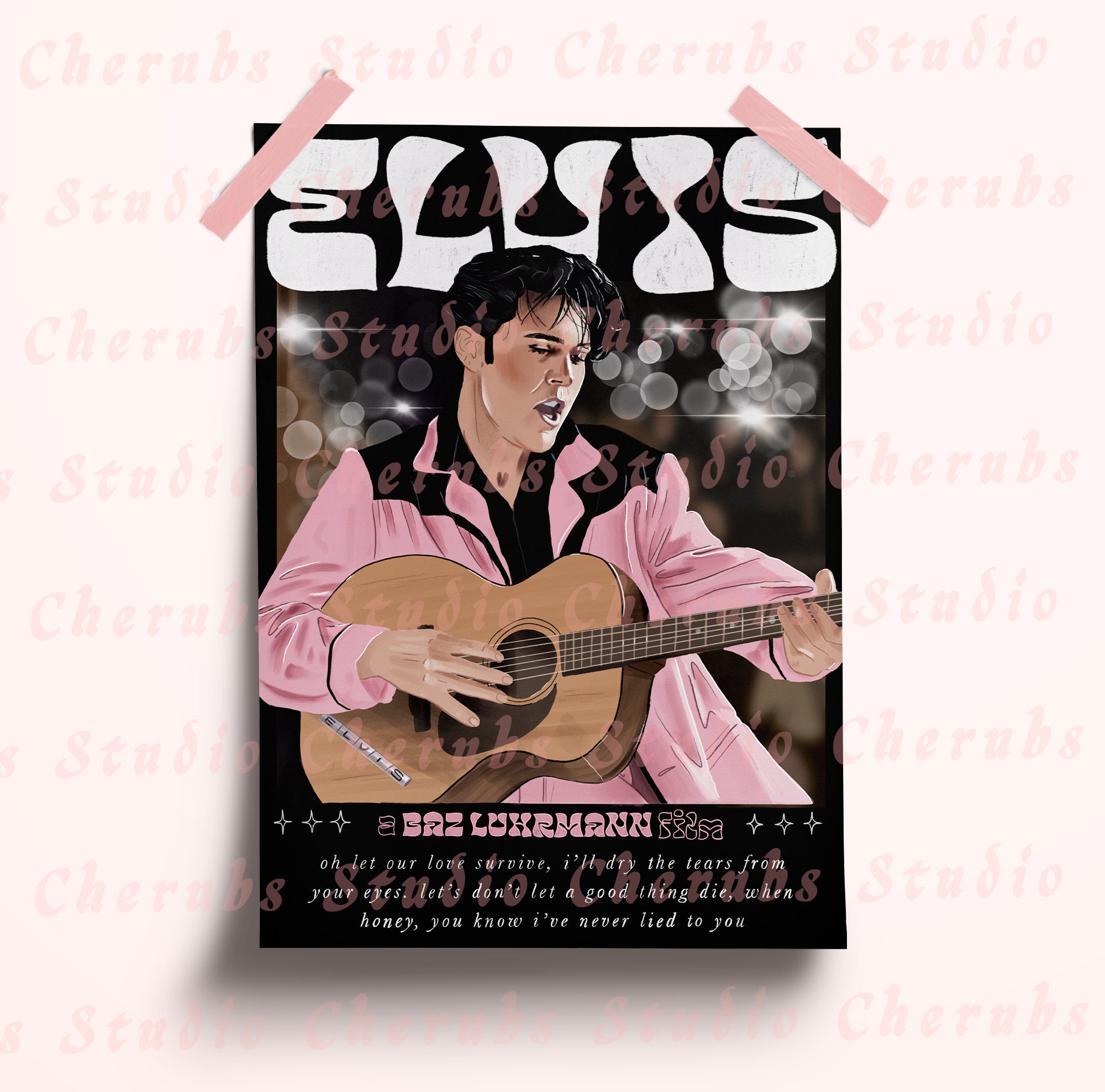 Elvis Presley Poster | Elvis Movie 2022 | Austin Butler Poster