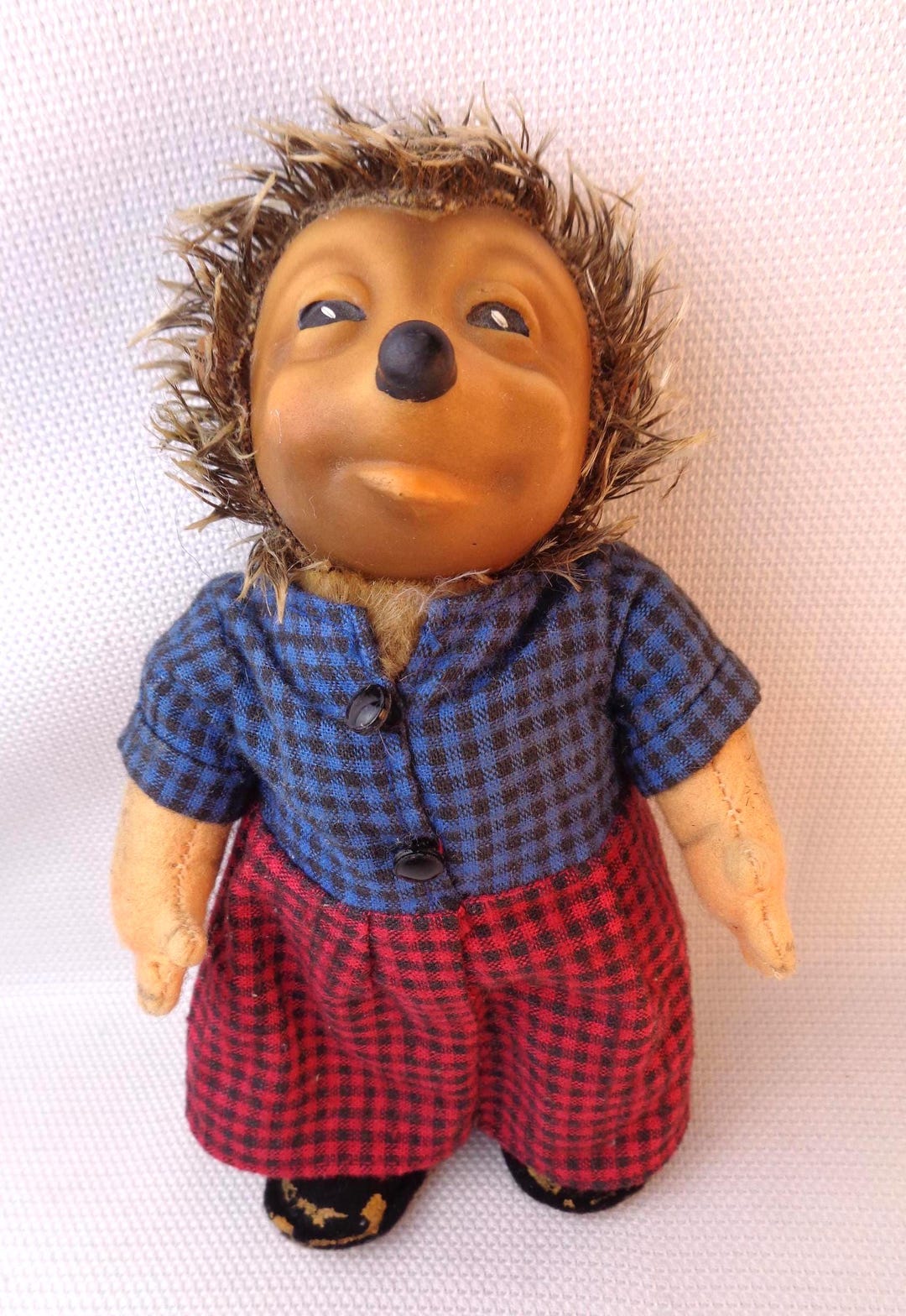 Vintage Steiff Peter Mecki Hedgehog Toy Doll, Vintage Steiff Rubber ...