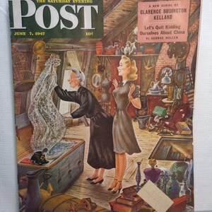 Vintage the Saturday Evening Post Magazine, June 7, 1947 - Etsy