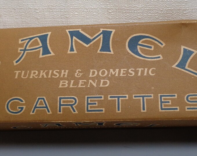 Vintage Turkish and Domestic Blend Camel Cigarette Box, Vintage Camel ...