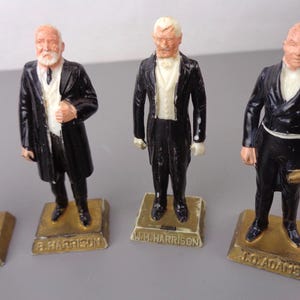 Vintage Marx Toys Miniature Presidents of the United States Figurines ...