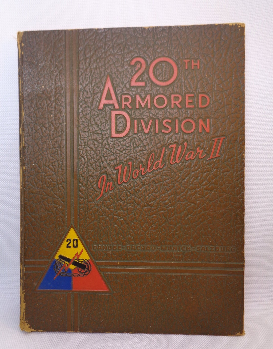 Vintage WWII Book, 20th Armored Division in World War II Book, RARE ...