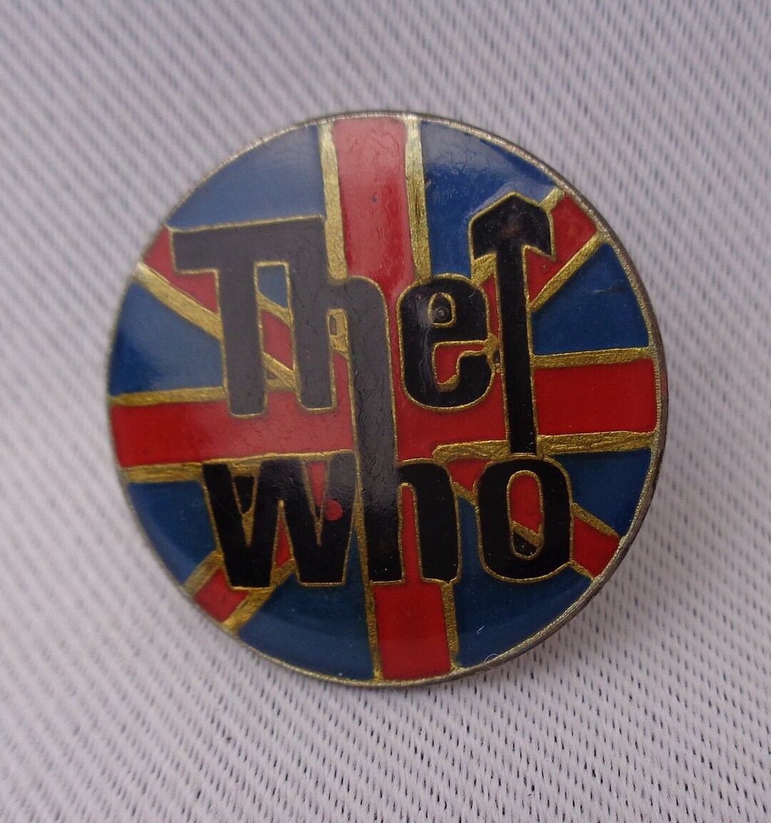 Vintage the Who Bubble Pin, Vintage the Who Hat Vest Lapel Pin - Etsy