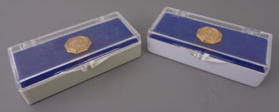 Vintage US Army Civil Service Hat Lapel Pins, Army Ci… - Gem