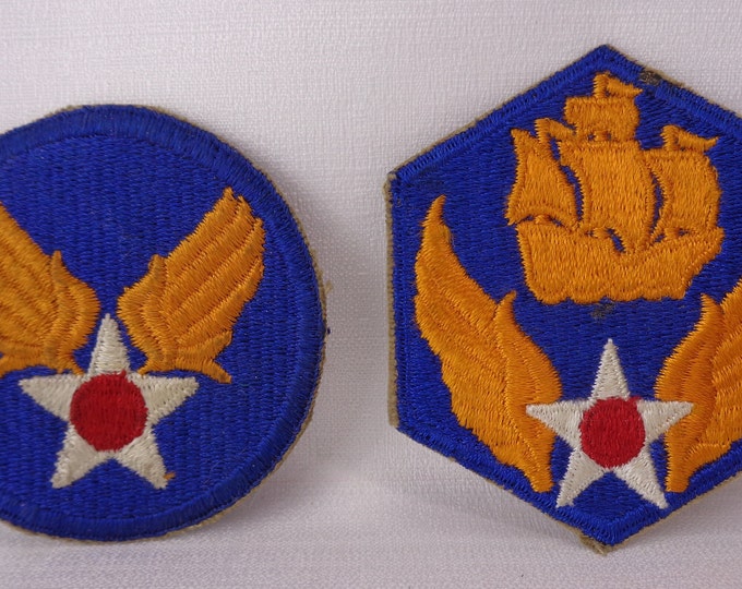 Vintage WWII US Army Air Forces Patches, Vintage Army 6th Air Force ...