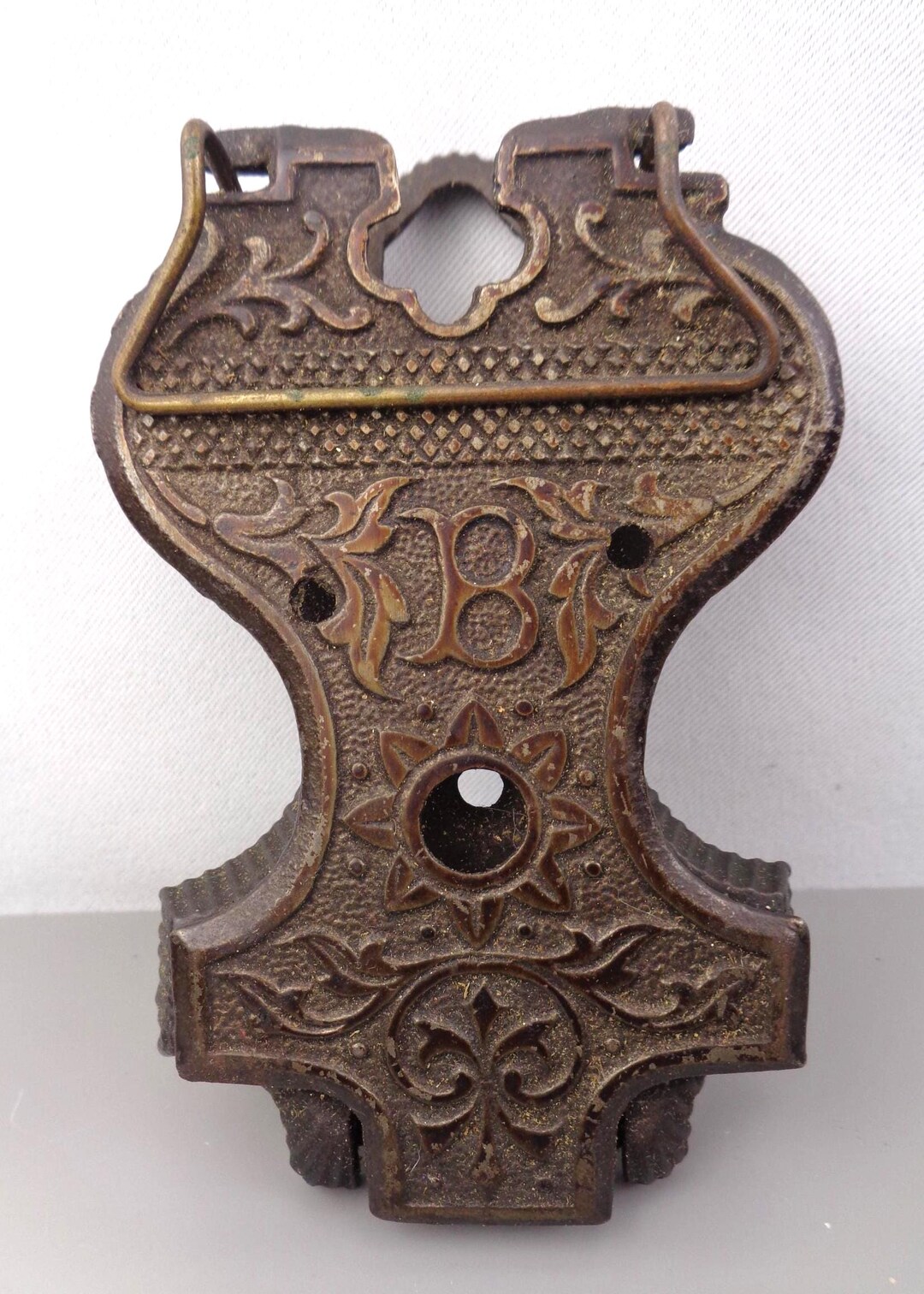 Antique Eastlake Cast Iron File Clip, Antique Desk or Wall Mounted File ...