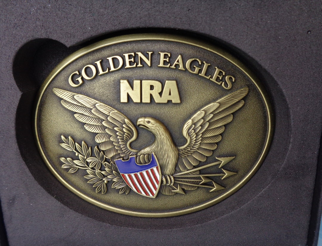 Vintage NRA Golden Eagles Belt Buckle, NRA Commemorative Belt Buckle - Etsy