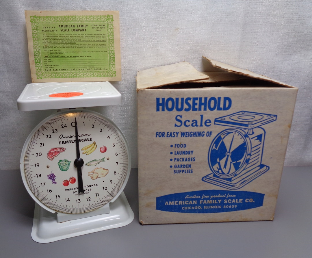 Vintage American Family Scale, Vintage Household Scale, #5002, Chicago ...