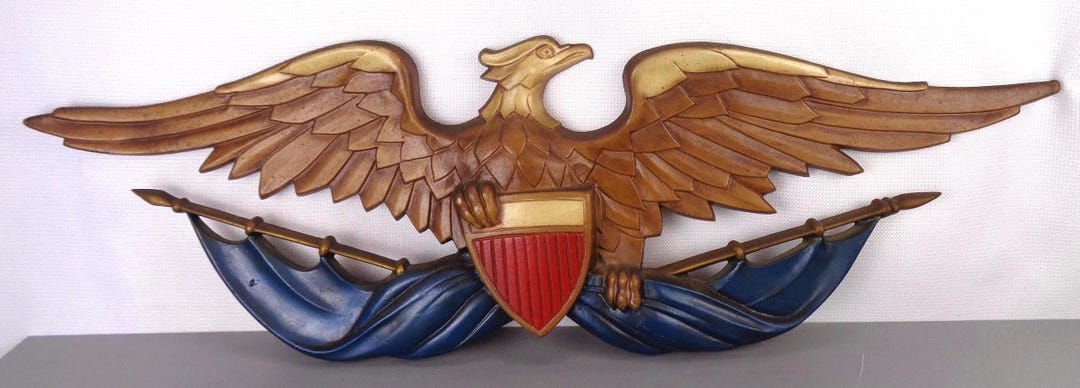 Vintage Sexton Cast Metal American Eagle, Vintage Federalist Eagle Cast ...