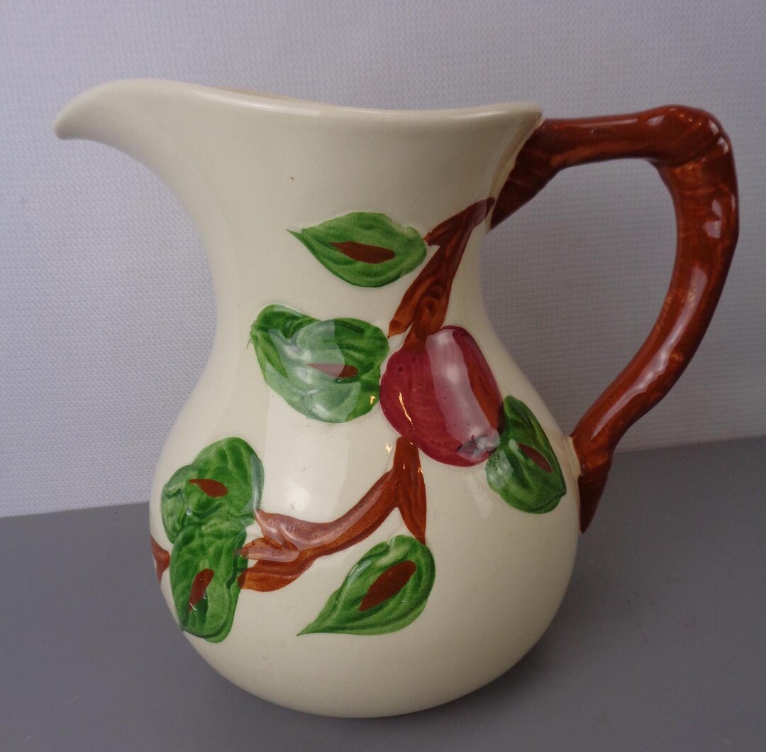 Vintage Franciscan Apple Pitcher, Franciscan Apple, Made in England - Etsy
