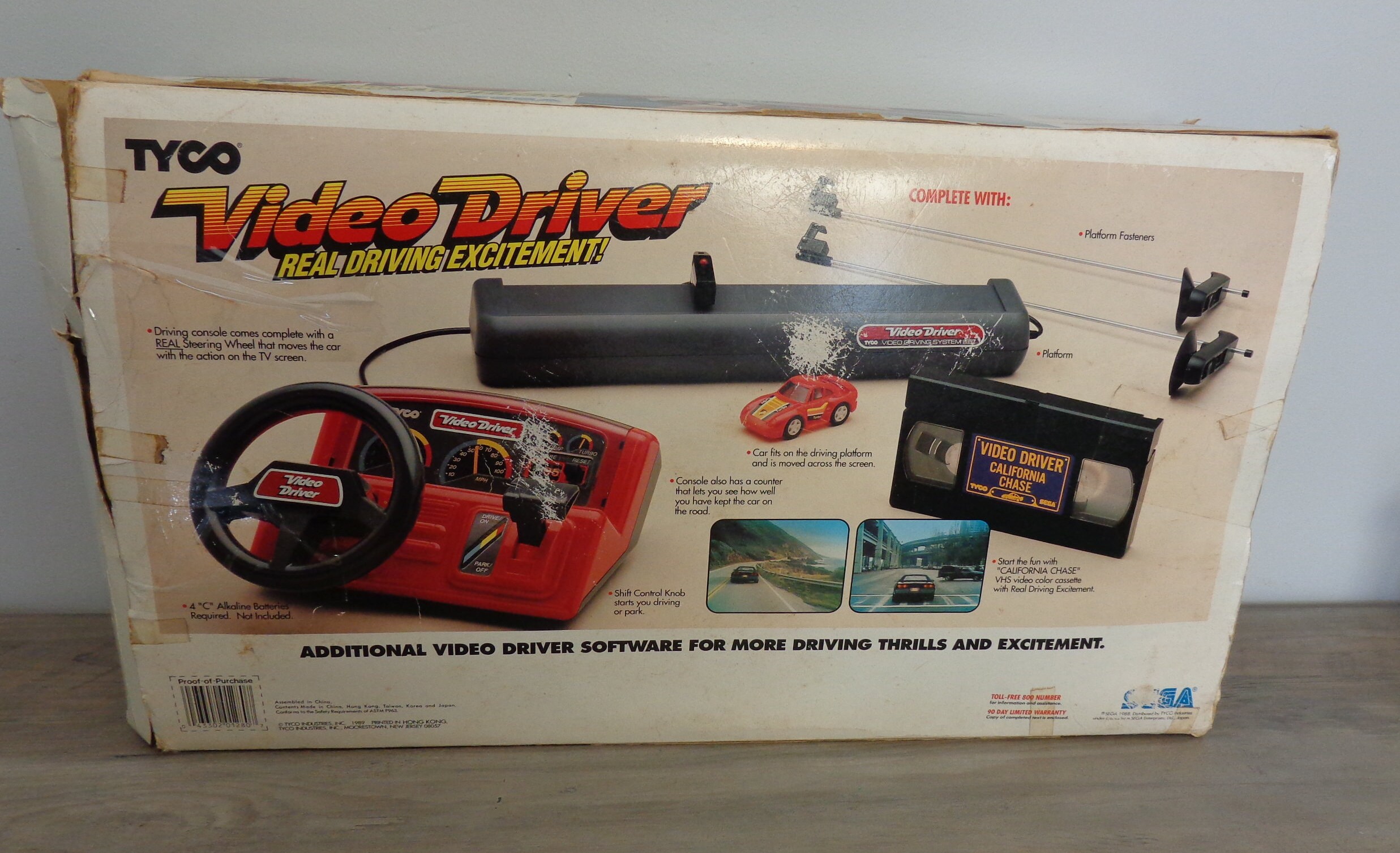 Vintage Tyco Video Driver Sega Game Vintage Video Driver | Etsy