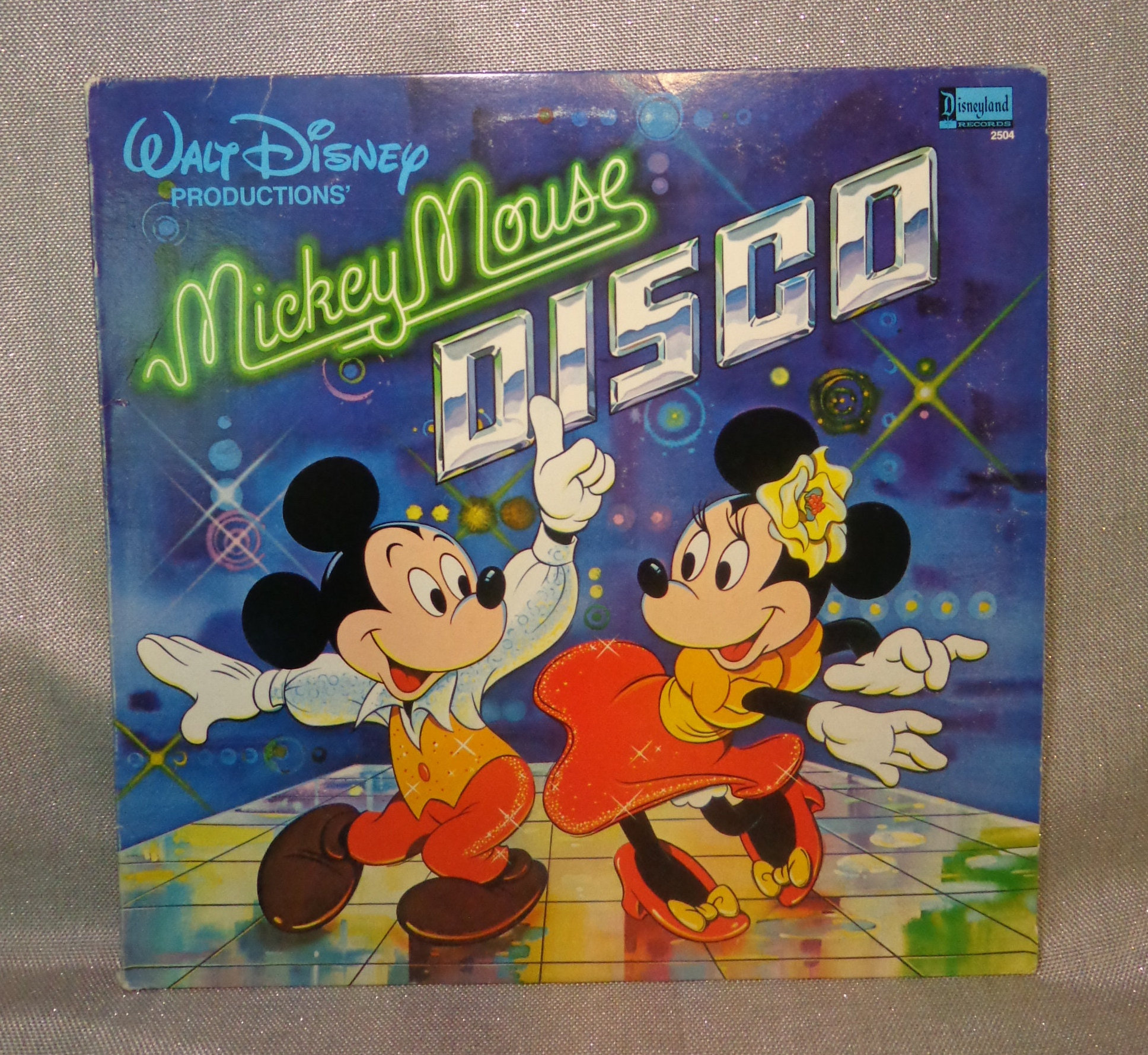 Vintage Walt Disney Mickey Mouse Disco Vinyl Album 2504 - Etsy
