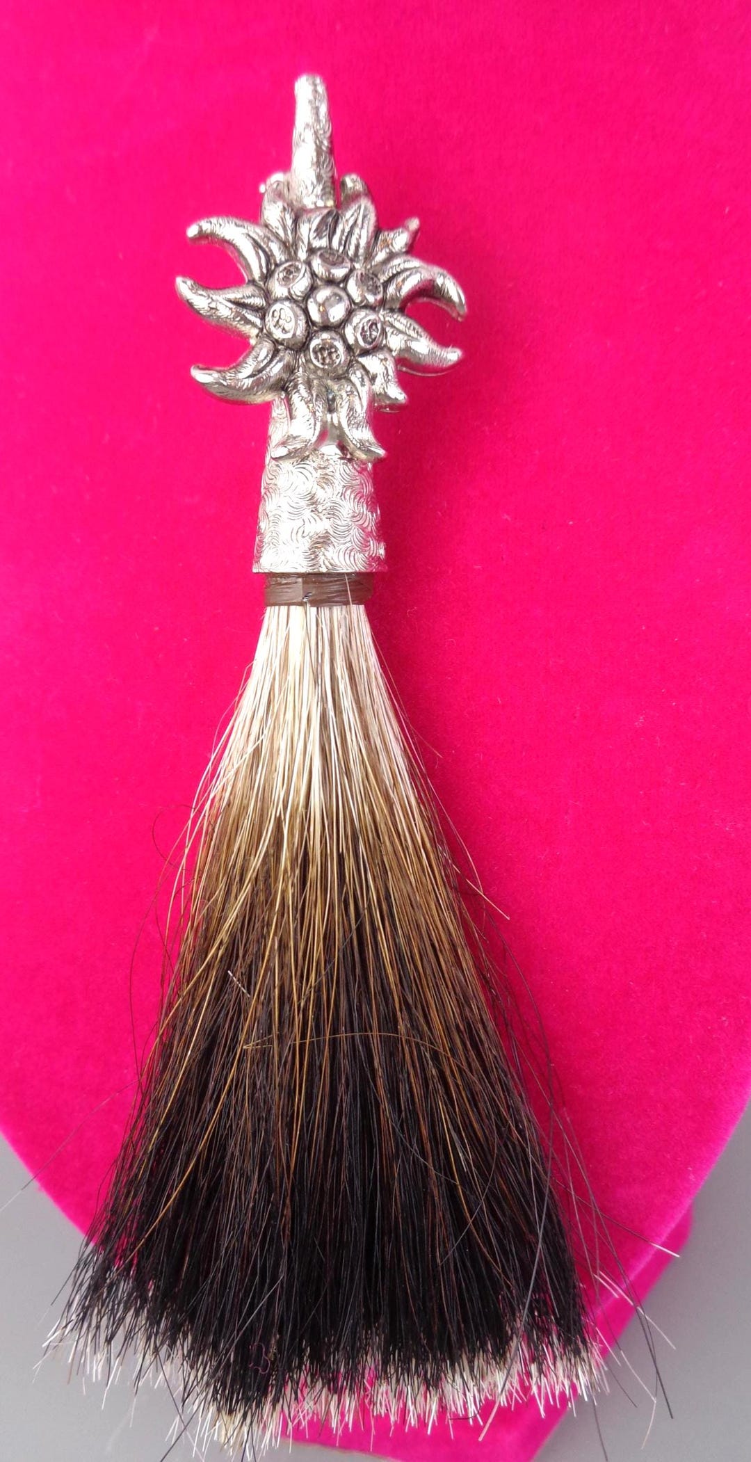 Vintage Austrian Alpine Gamsbart Hunting Hat Pin, Austrian Gamsbart ...