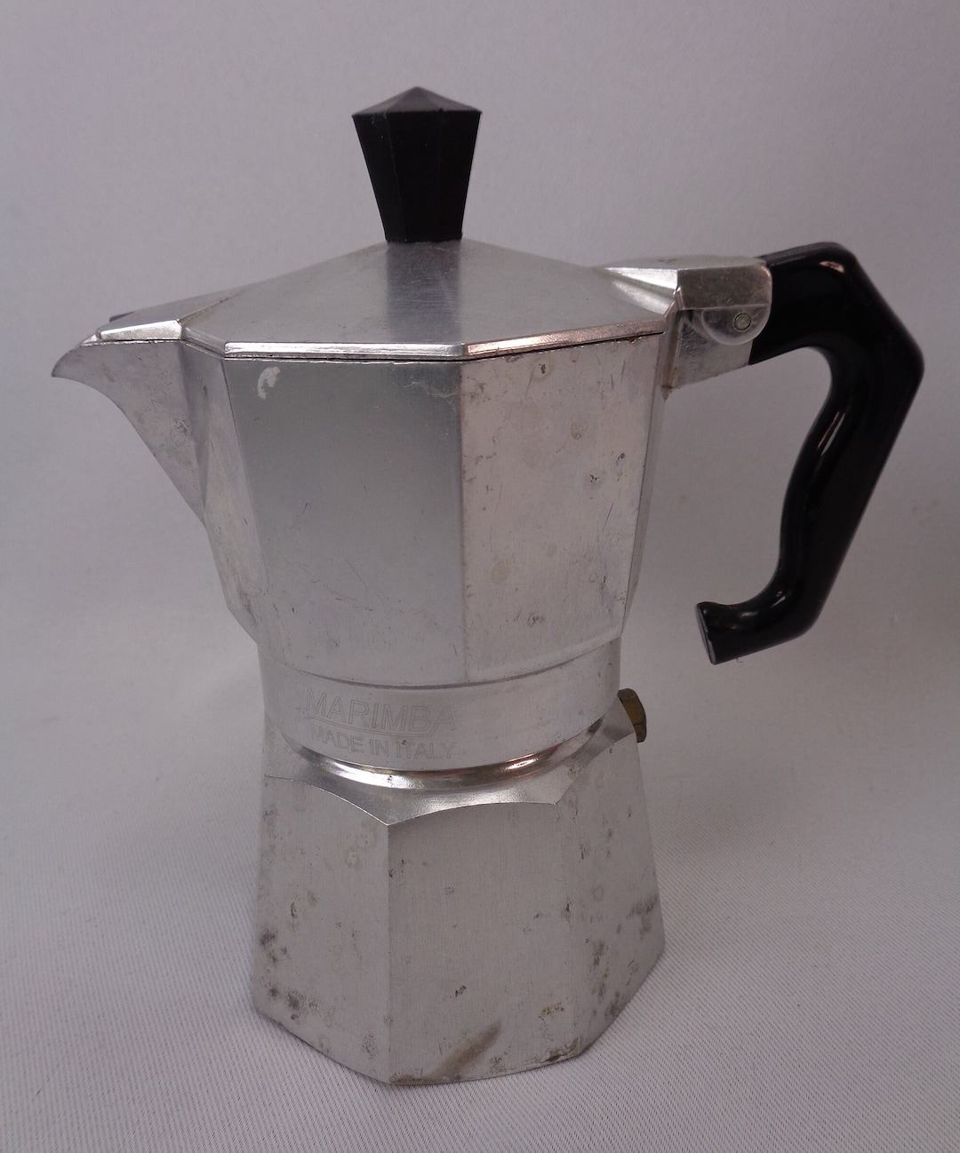 Vintage Small Moka Express Marimba Espresso 1 Cup Pot, Vintage Aluminum ...