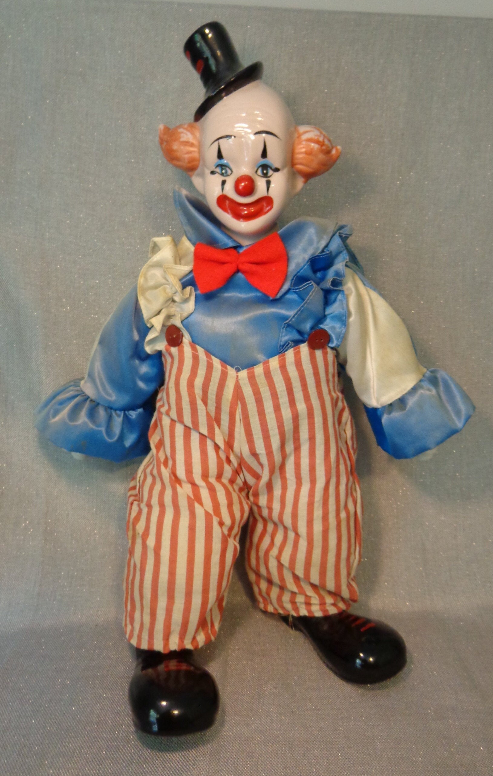 Clown jester Porcelain clown Harlequin doll Clown Doll collectable ...