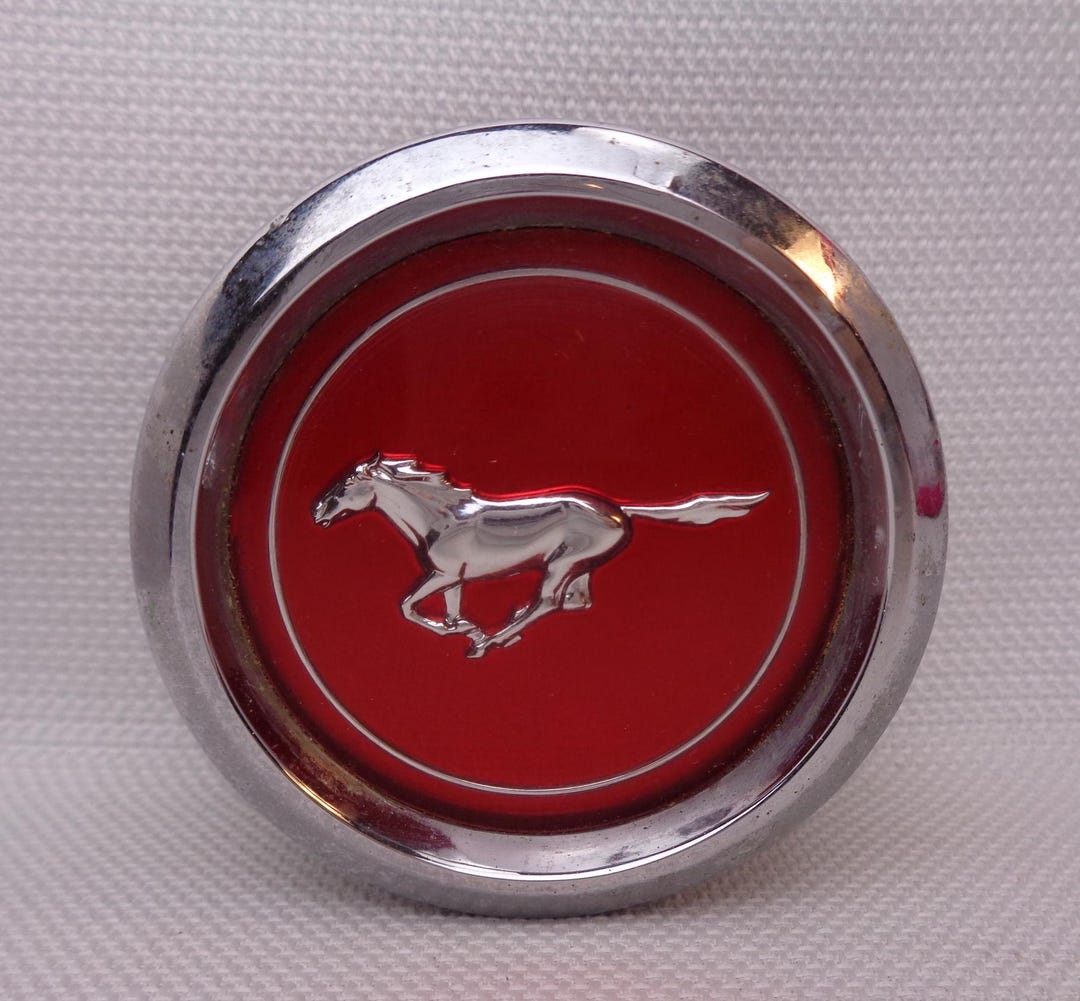 Vintage Mustang Center Cap, Vintage Ford Mustang Wheel Center Cap, 1960 ...