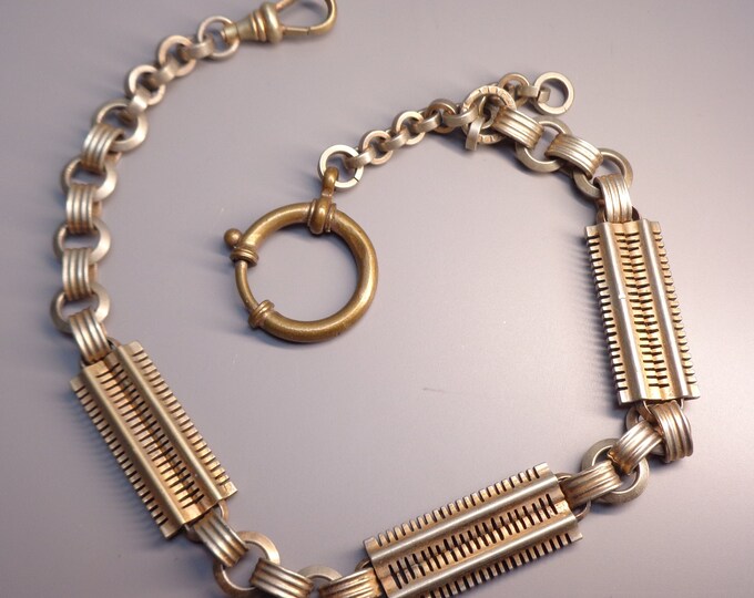 Antique Jakob Bengel Garantie Pocket Watch Chain Fob, Vintage German ...