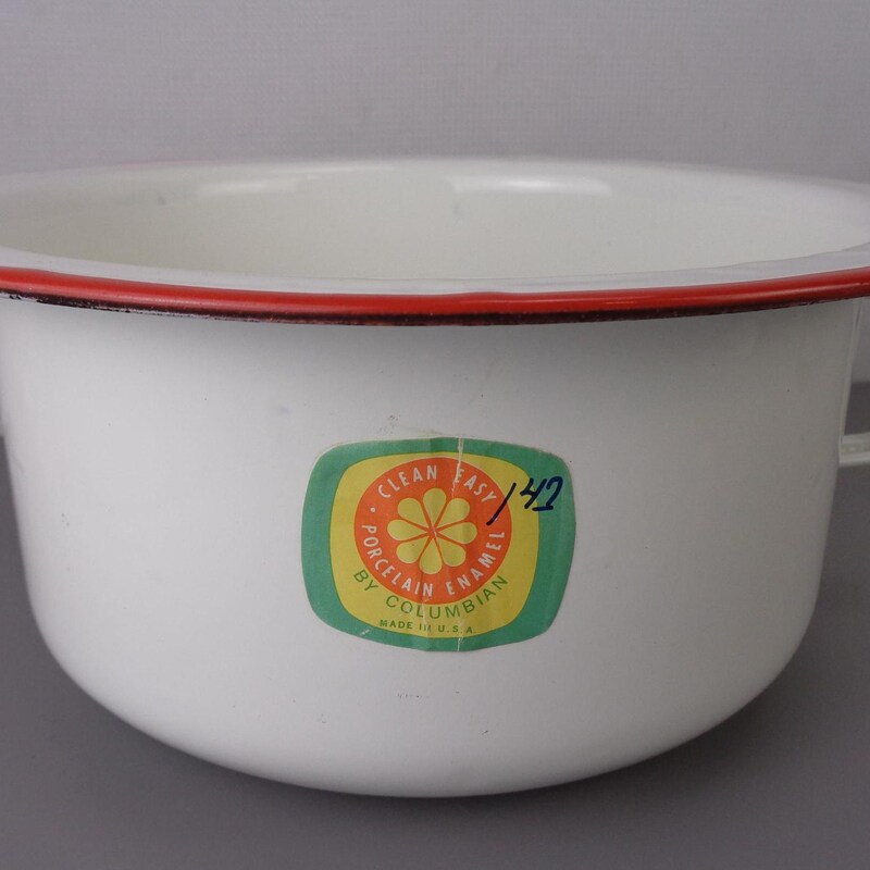 White Enamelware - Etsy