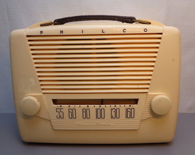 Vintage 1949 Philco Transitone Radio, Model 49-601-121, Vintage ...