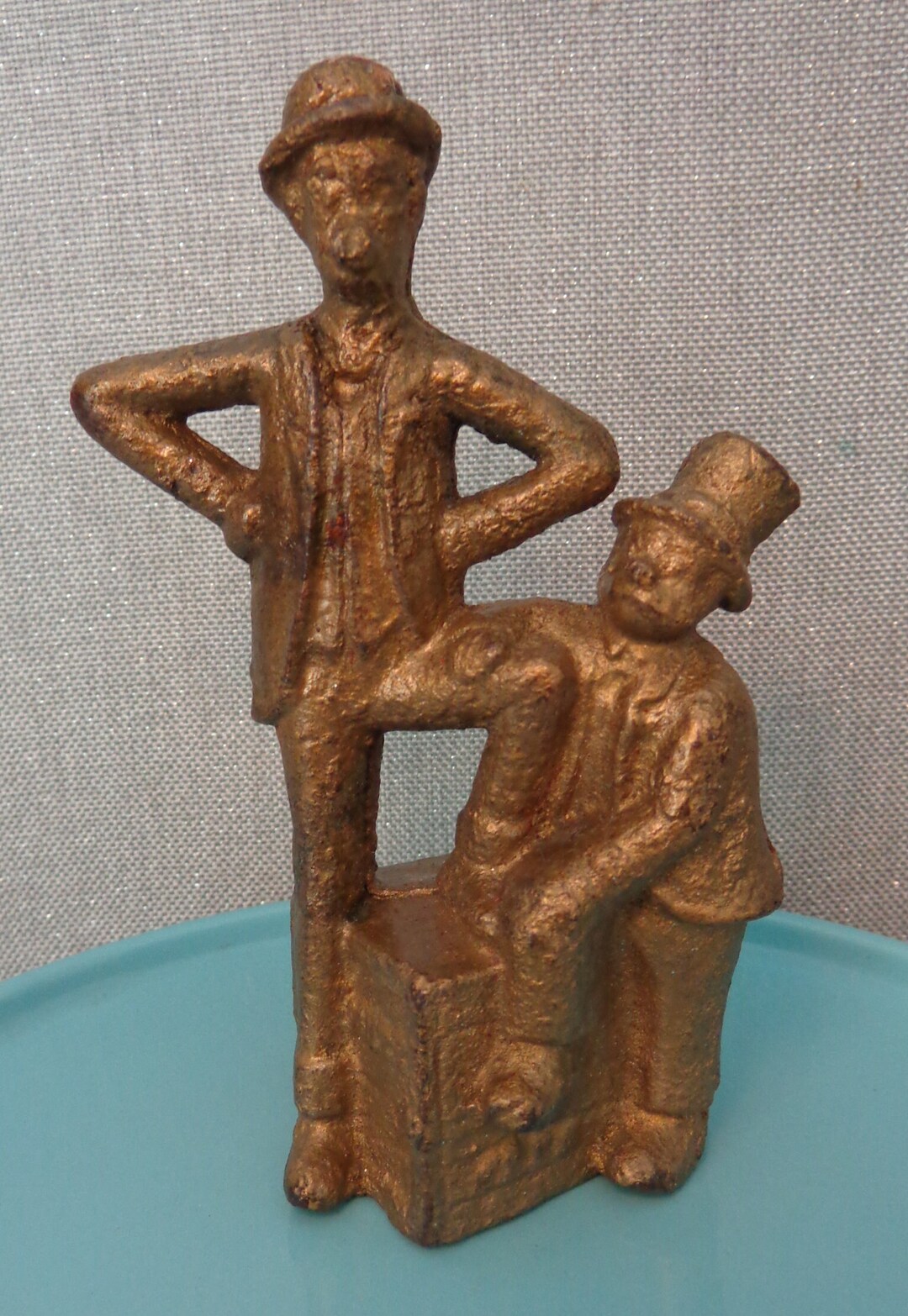 Vintage Cast Iron Mutt and Jeff Coin Bank, Antique Cast Iron Mutt and ...