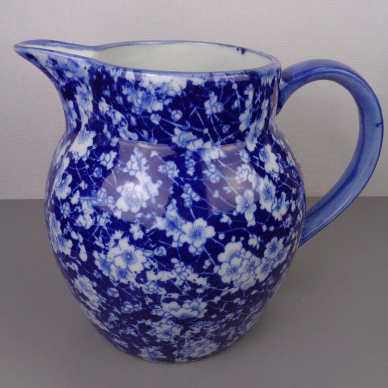 Flow Blue Pitcher - Etsy