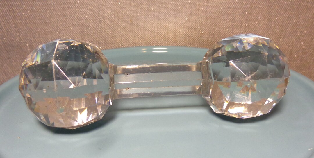 Vintage Faceted Crystal Knife Rest Vintage Cut Crystal - Etsy