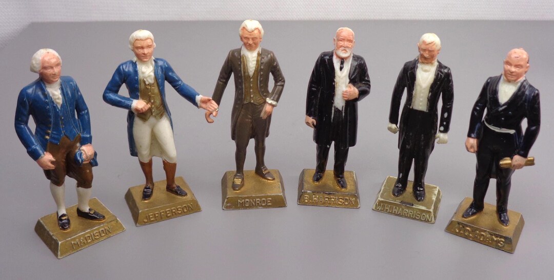 Vintage Marx Toys Miniature Presidents of the United States Figurines ...