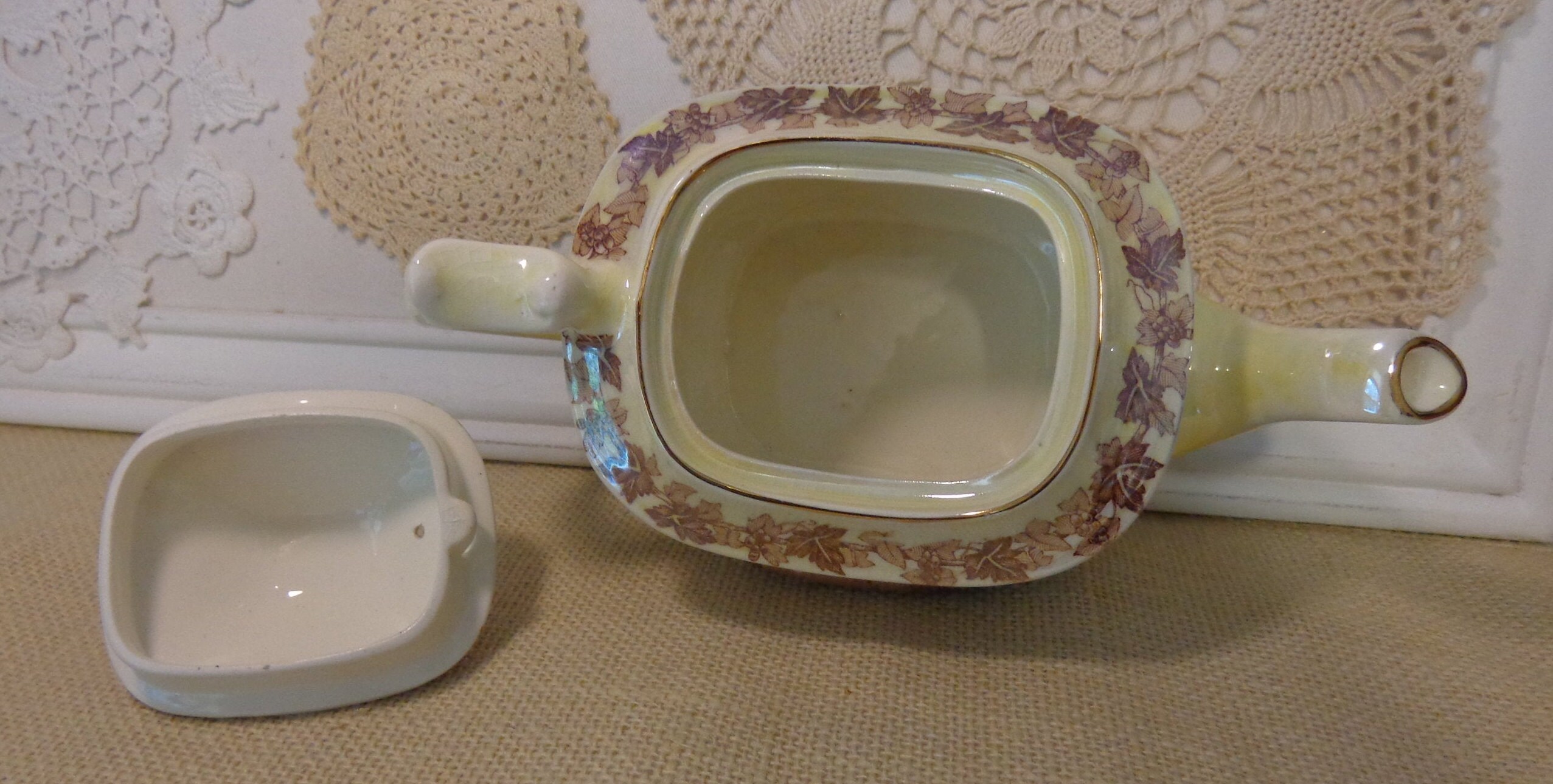 Vintage Maling Newcastle on Tyne England Teapot Antique | Etsy