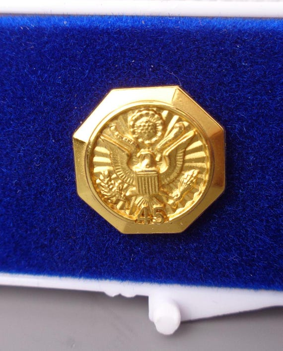 Vintage US Army Civil Service Hat Lapel Pins, Army Ci… - Gem