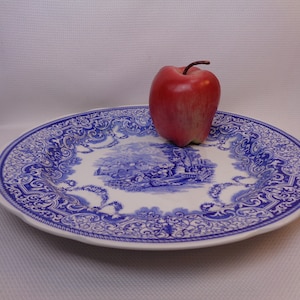 Spode Blue Room Collection Plate, Spode continental Views Plate, Spode Transferware Dish, Made ...