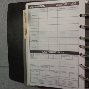 Vintage Jeppesen Airway Manual, Vintage Pilots Log Book, Vintage ...