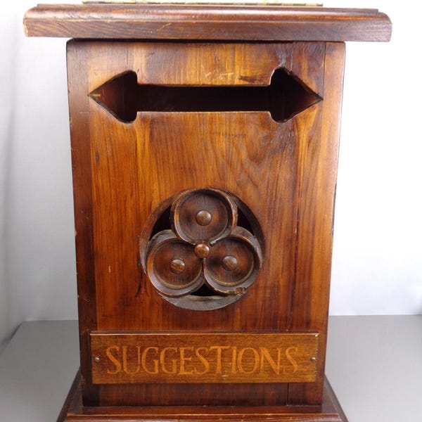 Wood Suggestion Box - Etsy