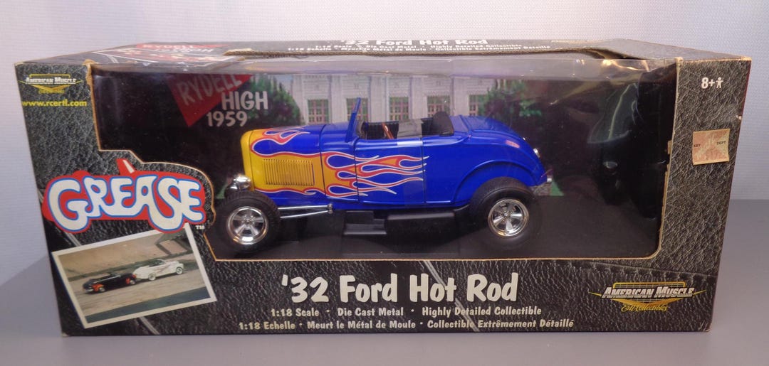 American Muscle Grease '32 Ford Hot Rod Diecast Car, Rydell High 1959 ...