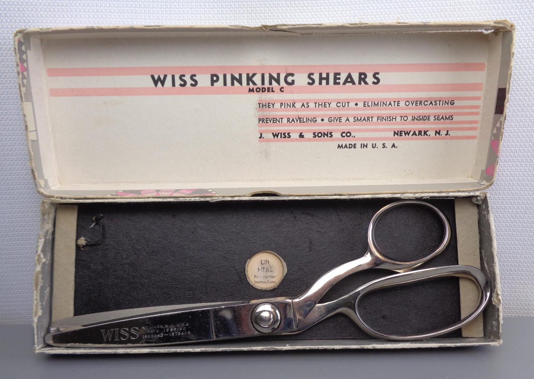 Vintage Wiss Pinking Shears, in Original Box, Newark NJ, USA - Etsy