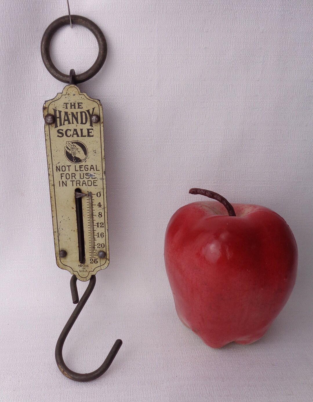 Vintage Hanging Scale, the Handy Scale 25lbs, USA, Vintage Spring ...