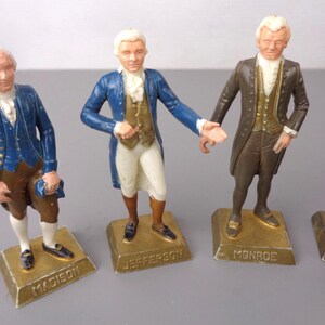 Vintage Marx Toys Miniature Presidents of the United States Figurines ...