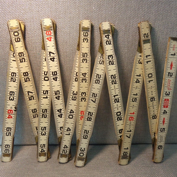 Folding Wood Ruler - Etsy