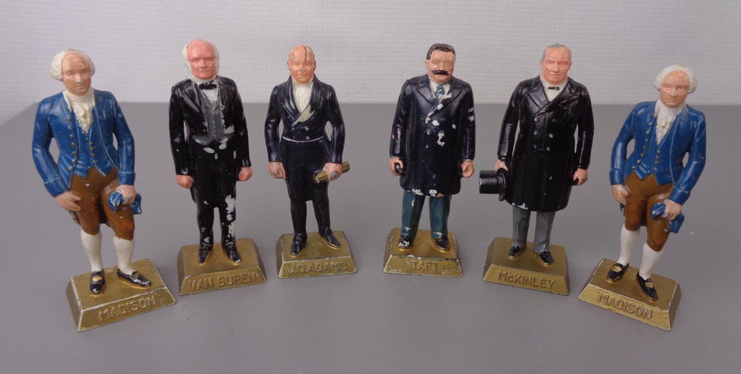 Vintage Marx Toys Miniature Presidents of the United States Figurines ...