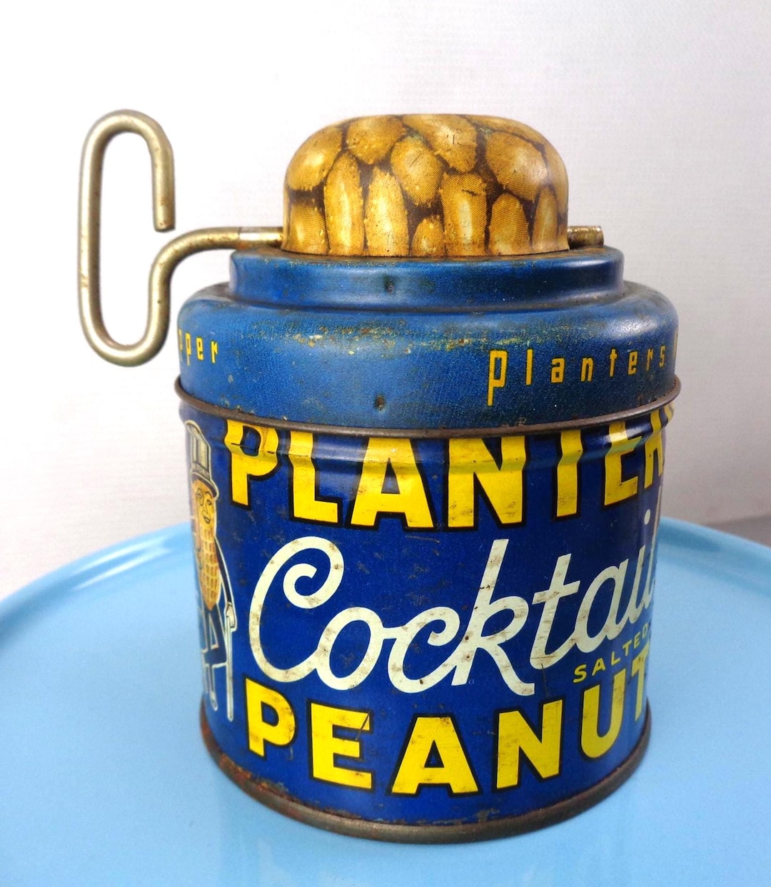 Vintage Planters Peanuts Tin, Vintage Planters Nut Chopper Tin ...