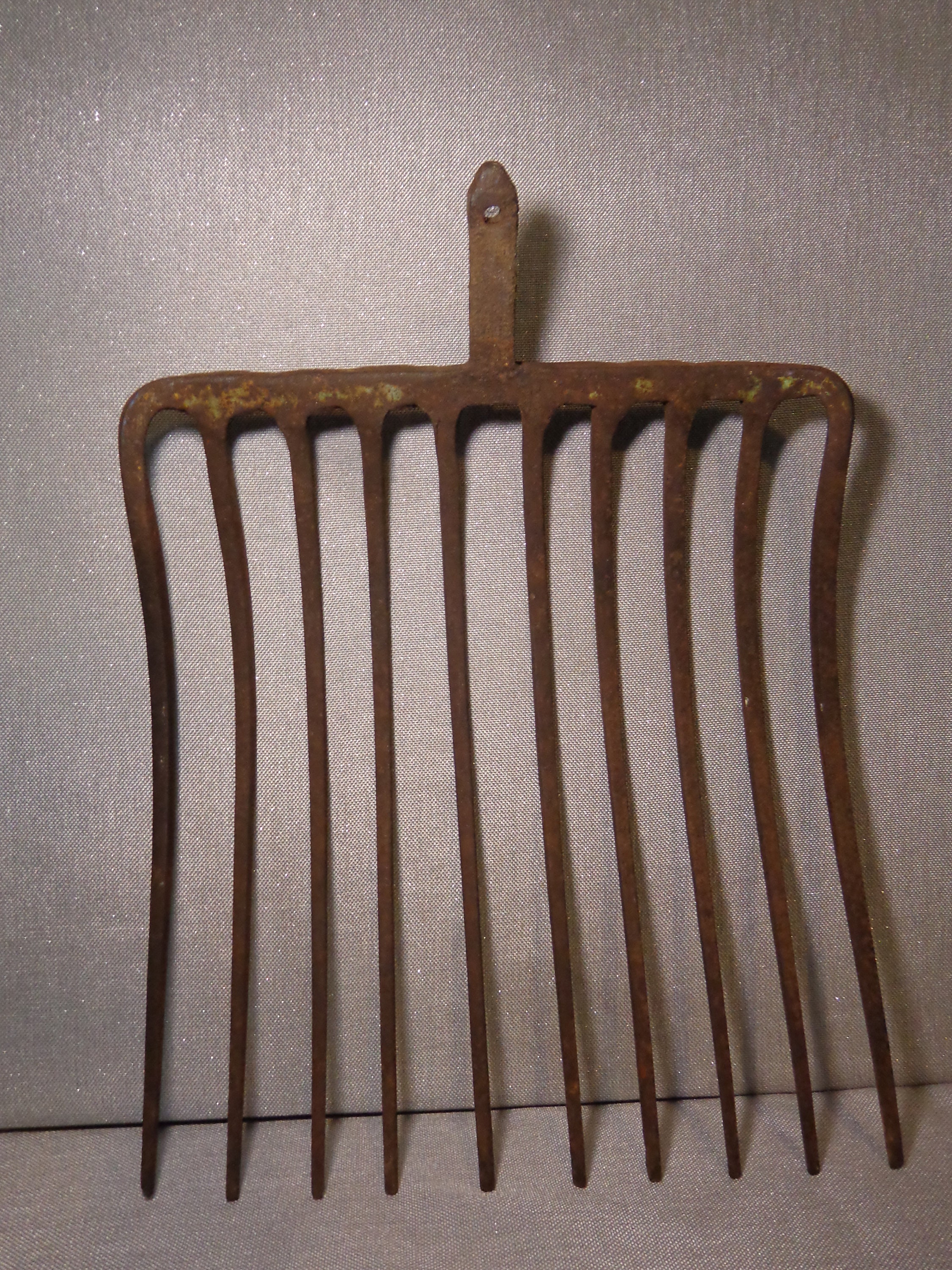 Antique Large Iron Manure Pitchfork Head Antique Iron Manure | Etsy