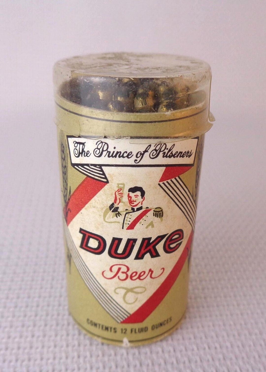 Vintage Duke Beer Tube of Wooden Stick Matches, Vintage Barware Matches ...